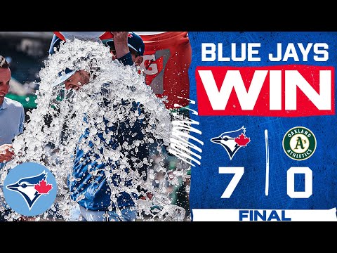 Blue Jays score five in the fifth, Gausman throws complete game shutout in victory over A's!