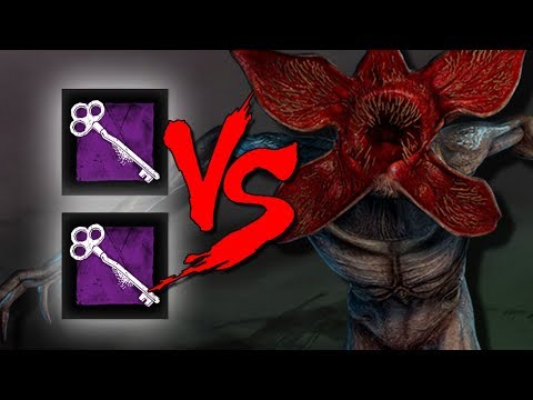 DEMOGORGON VS 2 PURPLE KEYS! - Stranger Things dlc Dead by Daylight!