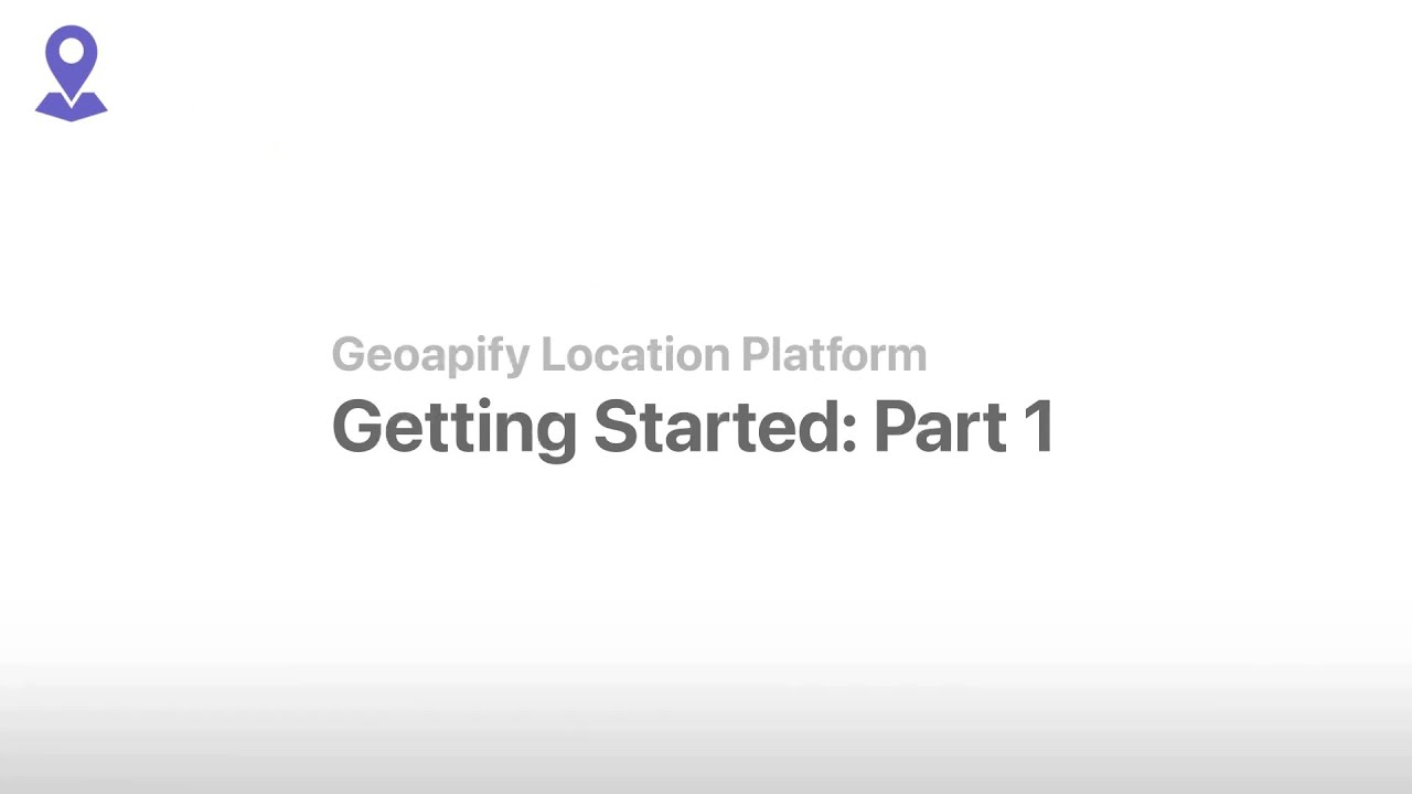 Getting Started with Geoapify: Part 1 - Create an account