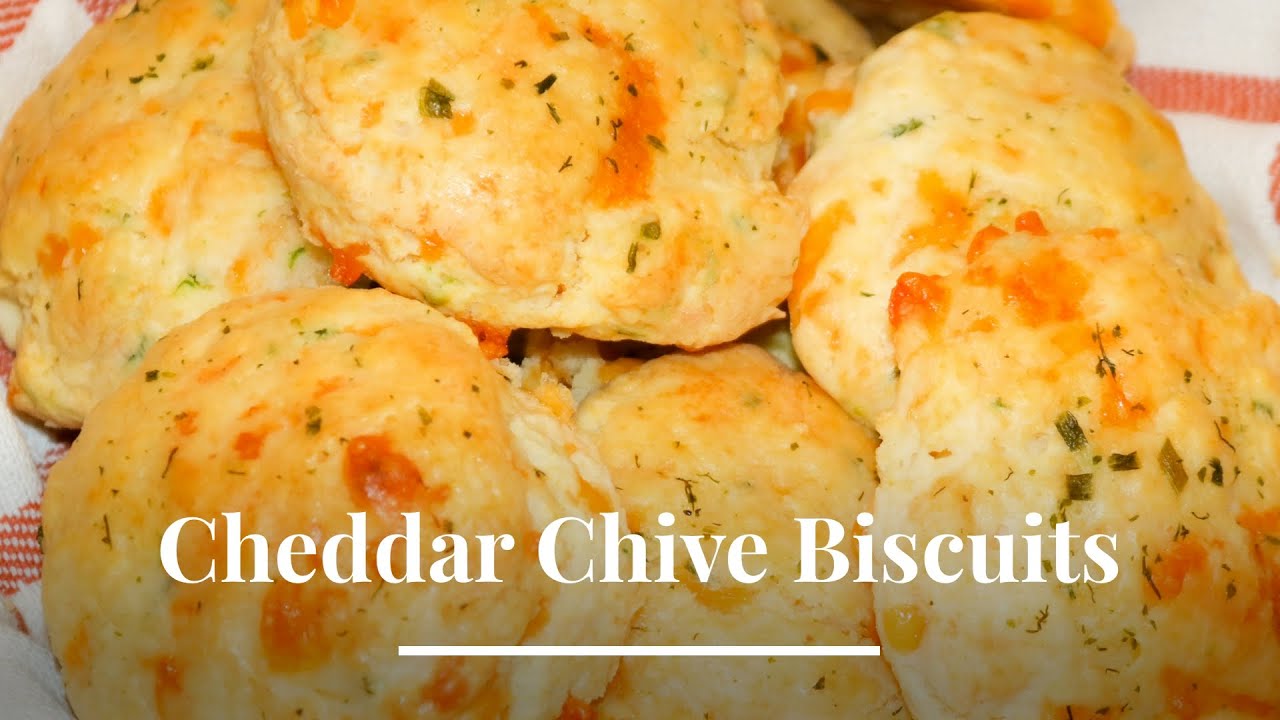 Cheddar Chive Biscuits | Chef Lorious | Calibama Cooking | Cheddar Scallion Biscuits