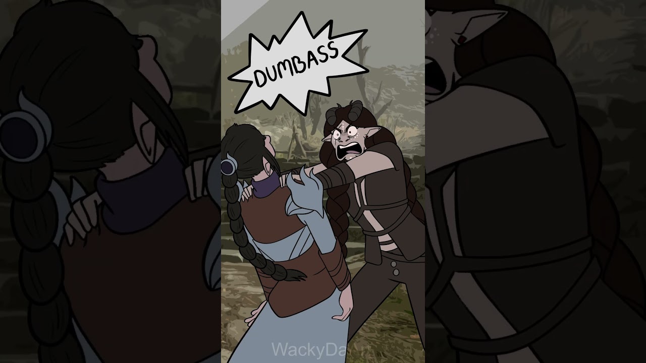 God dammit, Shart…🤦‍♀️ #dnd #baldursgate3 #bg3 #shadowheart #animatic #funny #animation