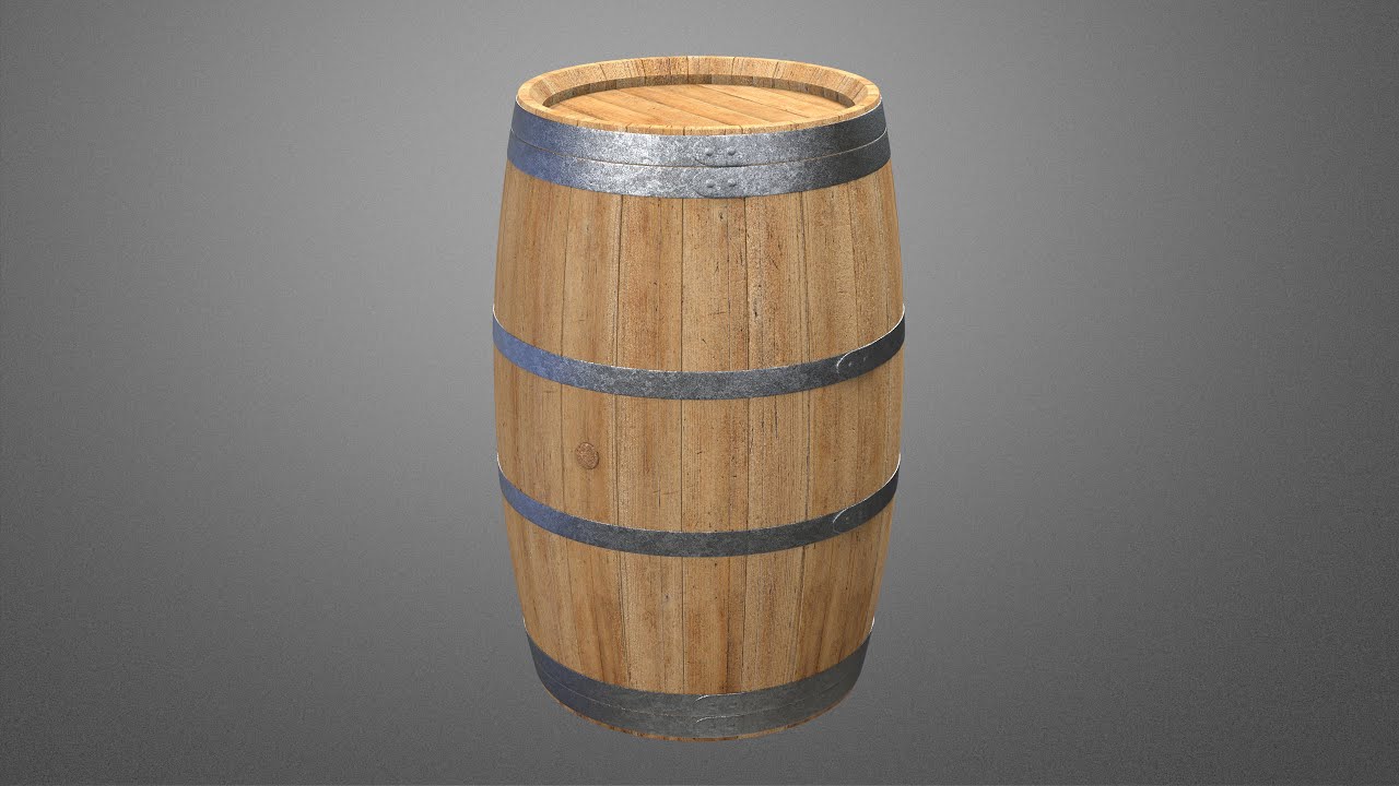 Barrel - 3D model -