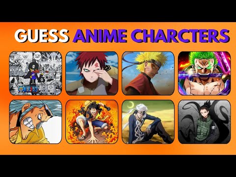 Guess the Anime by its Characters | Anime Quiz #quiz
