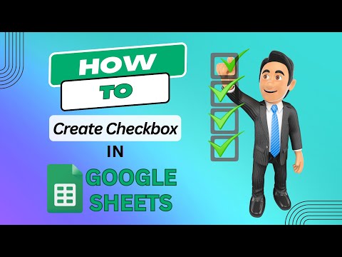 Checkbox in Google Sheets | How to make attendance using check box in Google Sheets