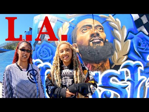 The Nipsey murals around L.A.