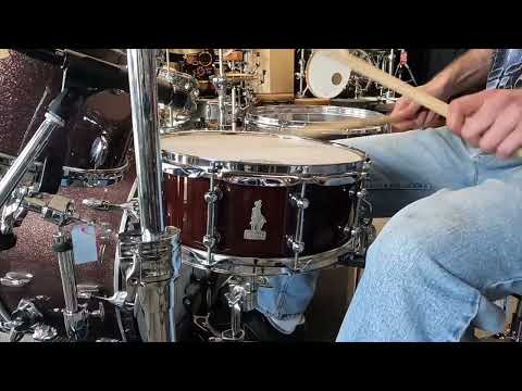 Brady 5.5x14 Jarrah Block Snare Drum - "Gloss Lacquer" | Reverb