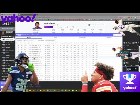 2023 Yahoo Fantasy Football Live Draft Overview 🏈