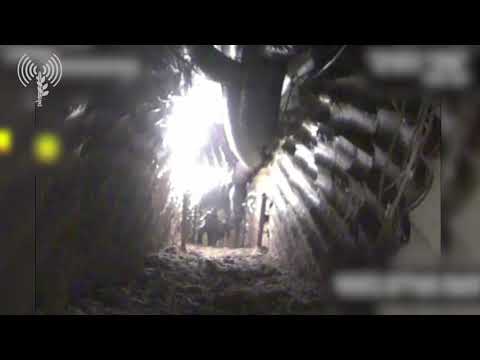Hezbollah operatives inside the cross-border attack tunnel