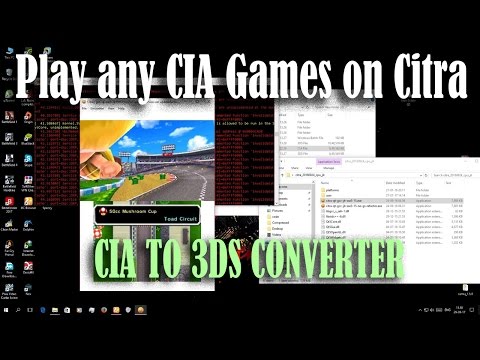 How To Convert CIA to 3DS | How to play CIA games on Citra or 3ds Emulator PC