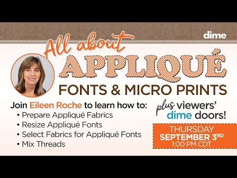 Applique Fonts & Micro Prints | Between Friends