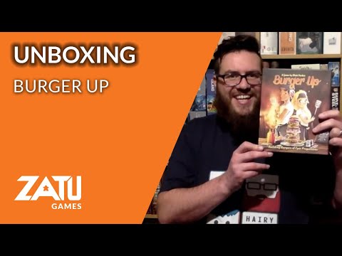 Burger Up Board Game Unboxing