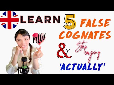 5 English-Spanish False Cognates