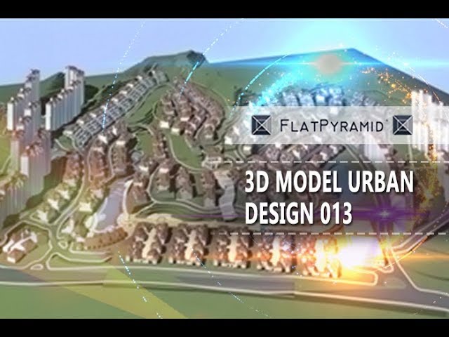 Urban design 013 3D Model - FlatPyramid