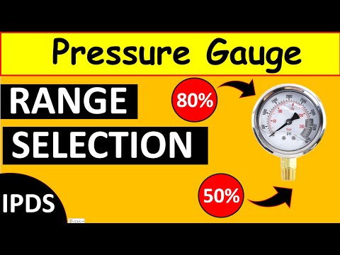 Pressure Gauge RANGE SELECTION