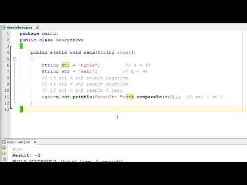 Learn 263 compareTo Method in Java Programming Hindi - Mind Luster