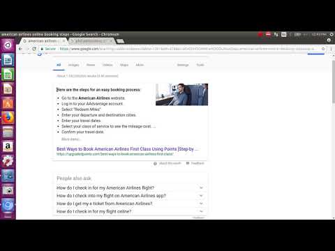 American Airlines Online Booking Steps through AA.com