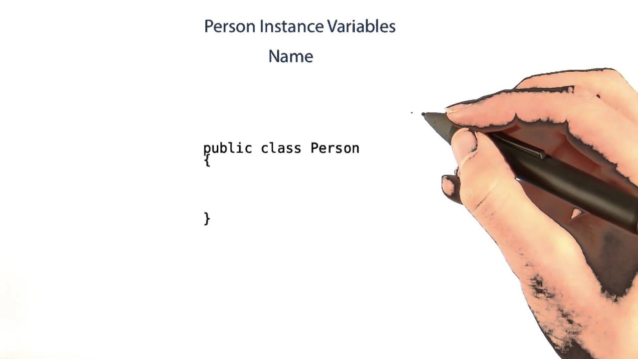 Name Instance Variable - Intro to Java Programming