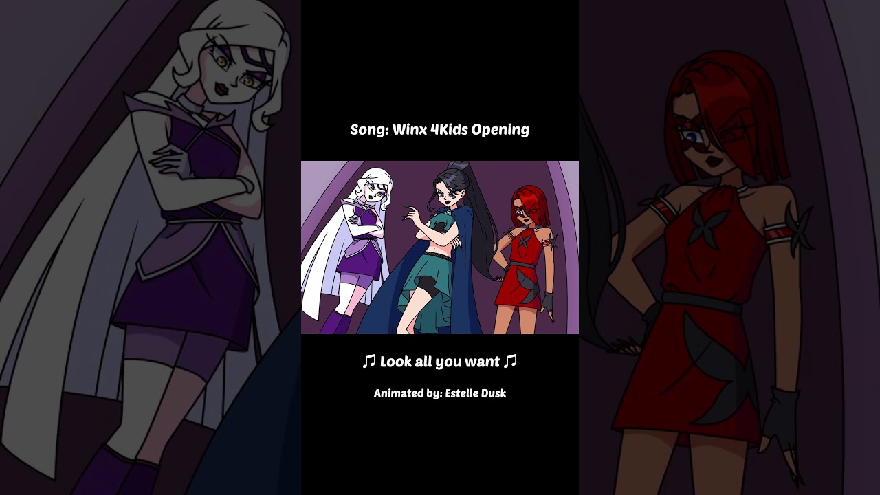 Just don't touch the hair~ | OC Animation | Winx Club 4Kids Opening #animation2d #winxclub #winx