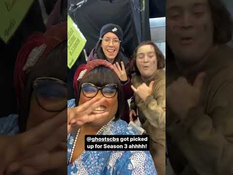 Behind the Scenes of 'Ghosts' CBS (January 2023) Season 3 Reveal