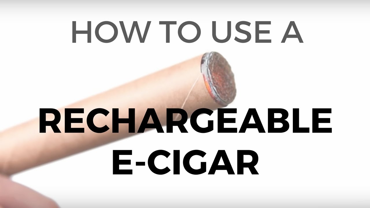 How To use a Rechargeable E-Cigar by Veppo