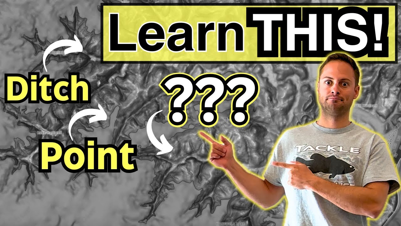 How to Read a Topographical Map - Catch MORE Fish!