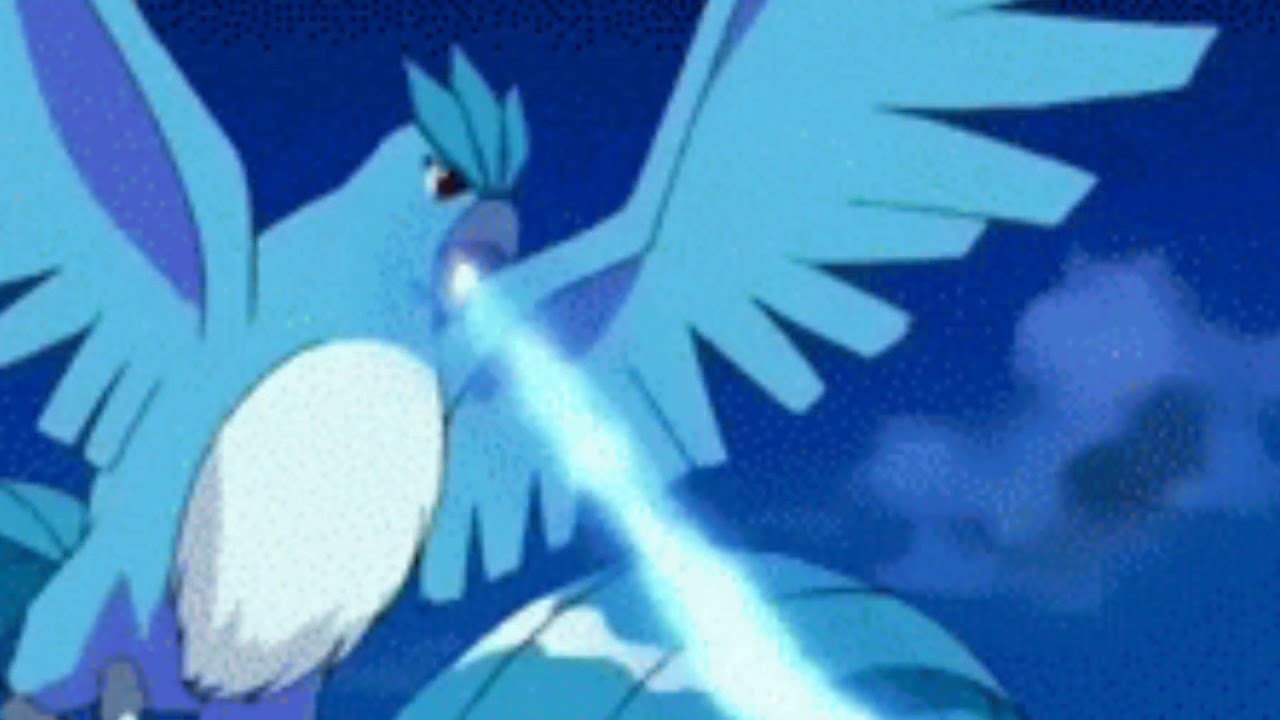 Pokemon three legendary birds gif