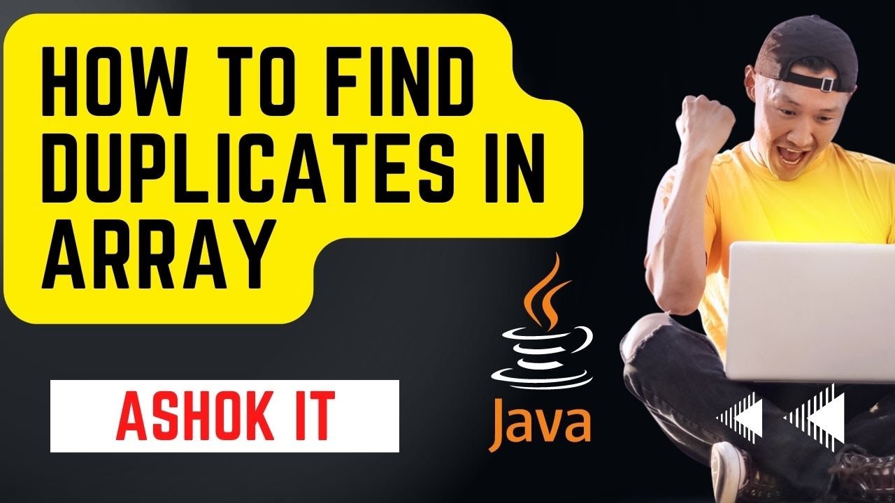 Array Duplicates Printing Using Java Program @ashokit