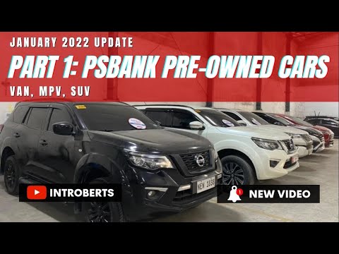 PSBANK REPOSSESSED SUV, MPV, VAN | JANUARY UPDATE