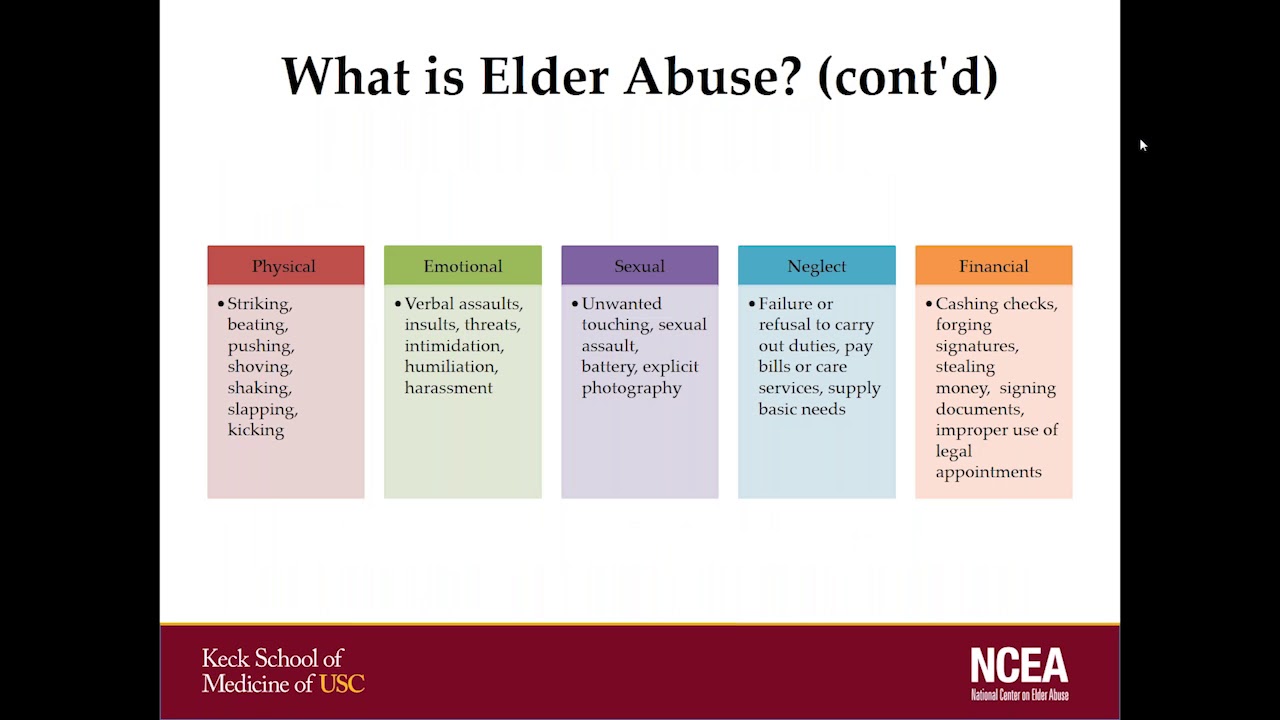 How to talk about elder abuse