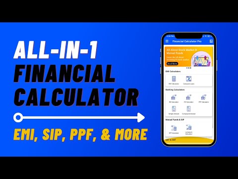 Financial Calculator Pro | Free EMI, SIP, PPF, FD, RD, GST Calculator.