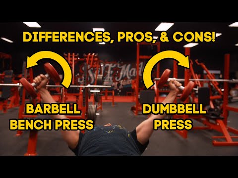 Barbell Bench Press Vs Dumbbell Bench Press: Differences, Pros, Cons!