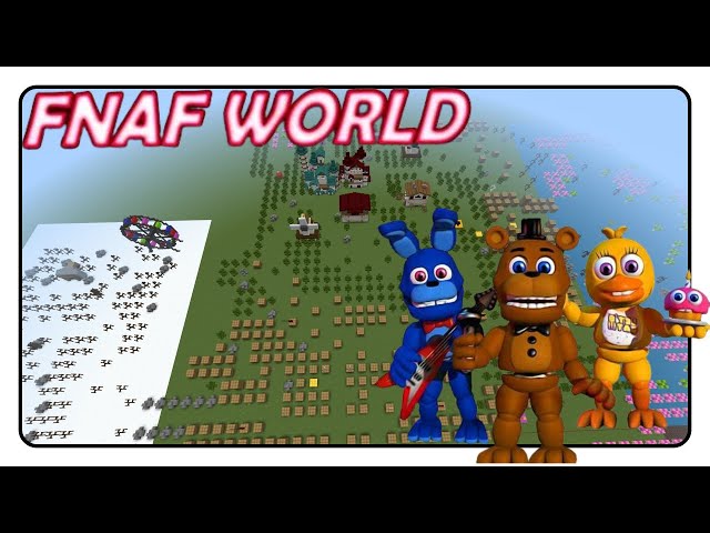 FNAF World In Minecraft Minecraft Map