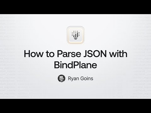 How to Parse JSON With BindPlane