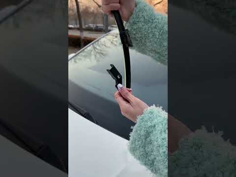 The wiper blade can't clean the glass, one trick can solve it!#driving #tips #manual #skills #car