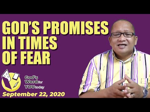 FEARFUL TIMES? Be Assured of His Promises (ISAIAH 41:10) | God's Word for You Today