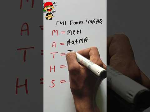 math full form funny ๐คฃ#full form#maths#shorts# #shor#trending#shorts viral# kya h Sachin me song๐๐๐๐
