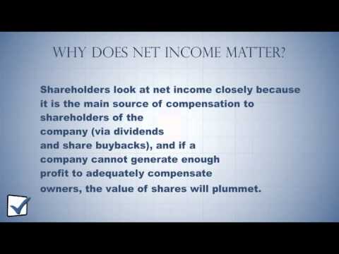 Net Income Financial Video Definition