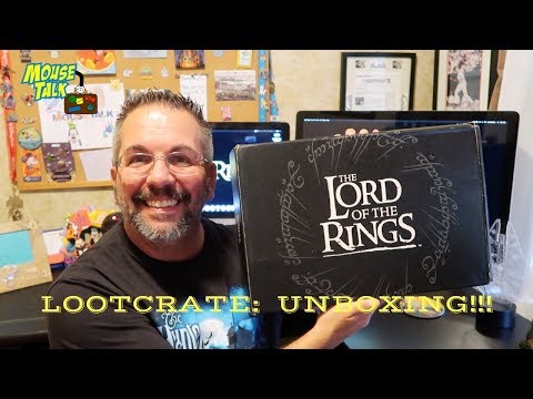 LOOTCRATE UNBOXING: THE LORD OF THE RINGS SPECIAL SUBSCRIPTION!!!