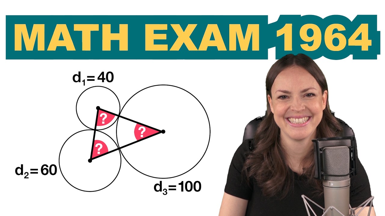 10th Grade Exam From 1964 – Find All Angles!