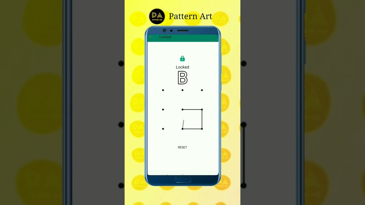 Special { B} Pattern Lock 😱 || Pattern art #pattern #lock #viralshorts #youtubeshorts #shorts