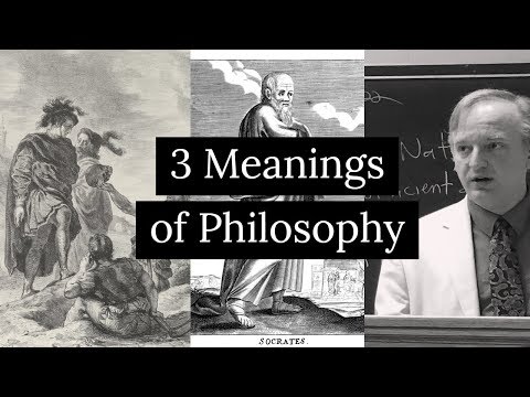 What is Philosophy? 3 Meanings
