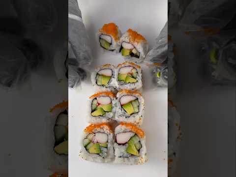 Was the first CALIFORNIA ROLL actually made in CANADAβοΈπ¨π¦π£ #sushi #asmr #shorts #kani