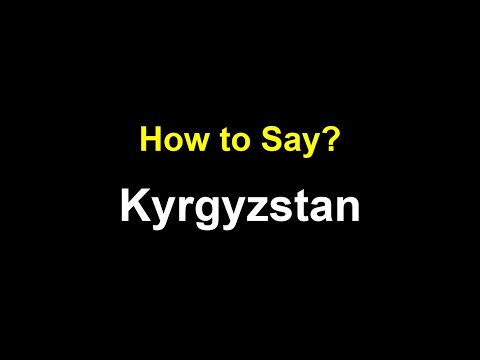 Kyrgyzstan Pronunciation | How to Pronounce Kyrgyzstan in English (Correctly)