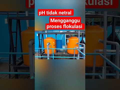 pH tidak netral mengganggu proses flokulasi #wwtp