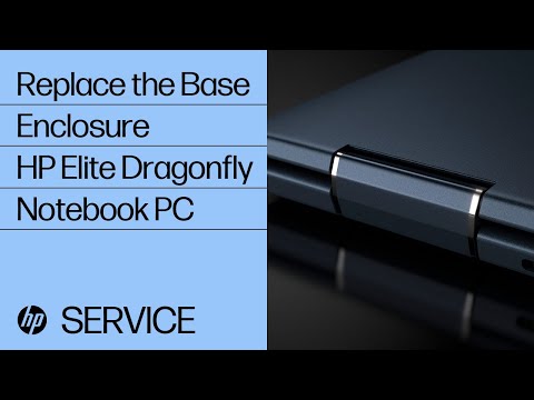 Replace the Base Enclosure | HP Elite Dragonfly Notebook PC | HP