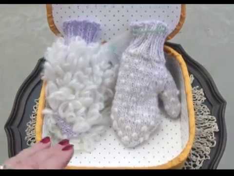 Magic Color Changing Thrummed Mittens - Child Size