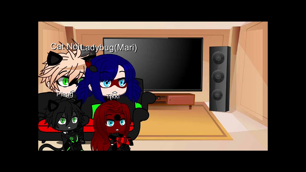 Ladybug, Cat Noir, Tikki and Plagg reacts to Kwamis. | Lucas and Lixy