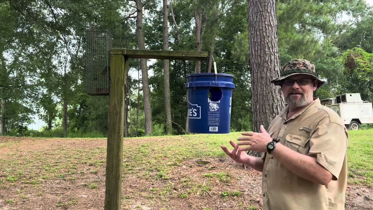 Swamp Boy’s DIY Bucket Squirrel Feeder