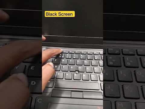 Black Screen Problem Dell Laptop | Dell Laptop Blank Screen#macnitesh#2023shorts#keyboardtricks