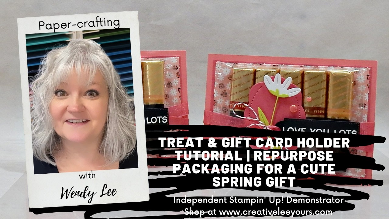 Treat & Gift Card Holder Tutorial | Repurpose Packaging for a Cute Spring Gift